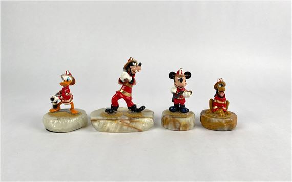 Ron Lee | Set of 4 Disney Firefighter Figurines Limited Edition By Ron ...