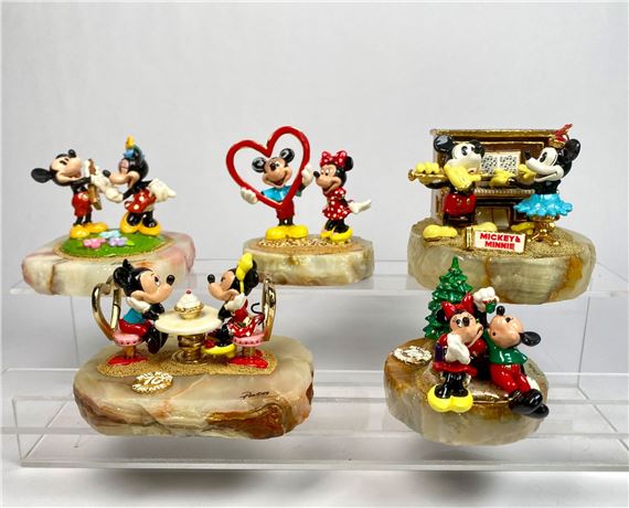 Ron Lee | Ron Lee Disney Mickey and Minnie Figurines (Signed) (1992 ...