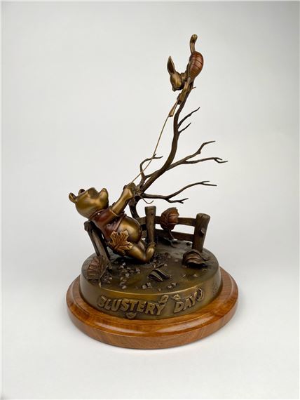 Bill Toma | Bill Toma Disney Blustery Day Winnie the Pooh Bronze ...