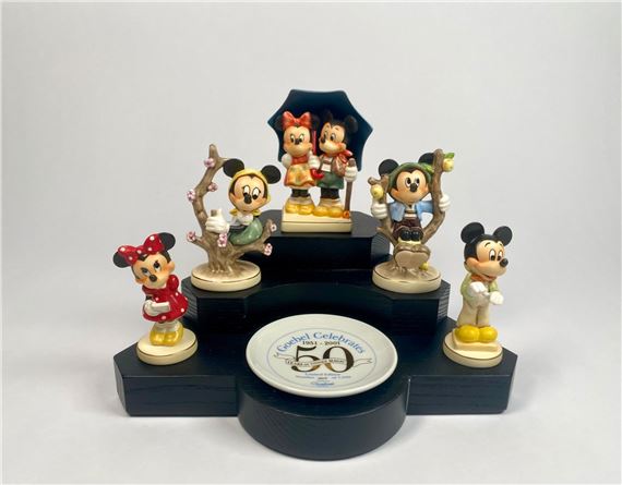 Years | Goebel Disney 50th Anniversary Figurines with Stand and Boxes ...