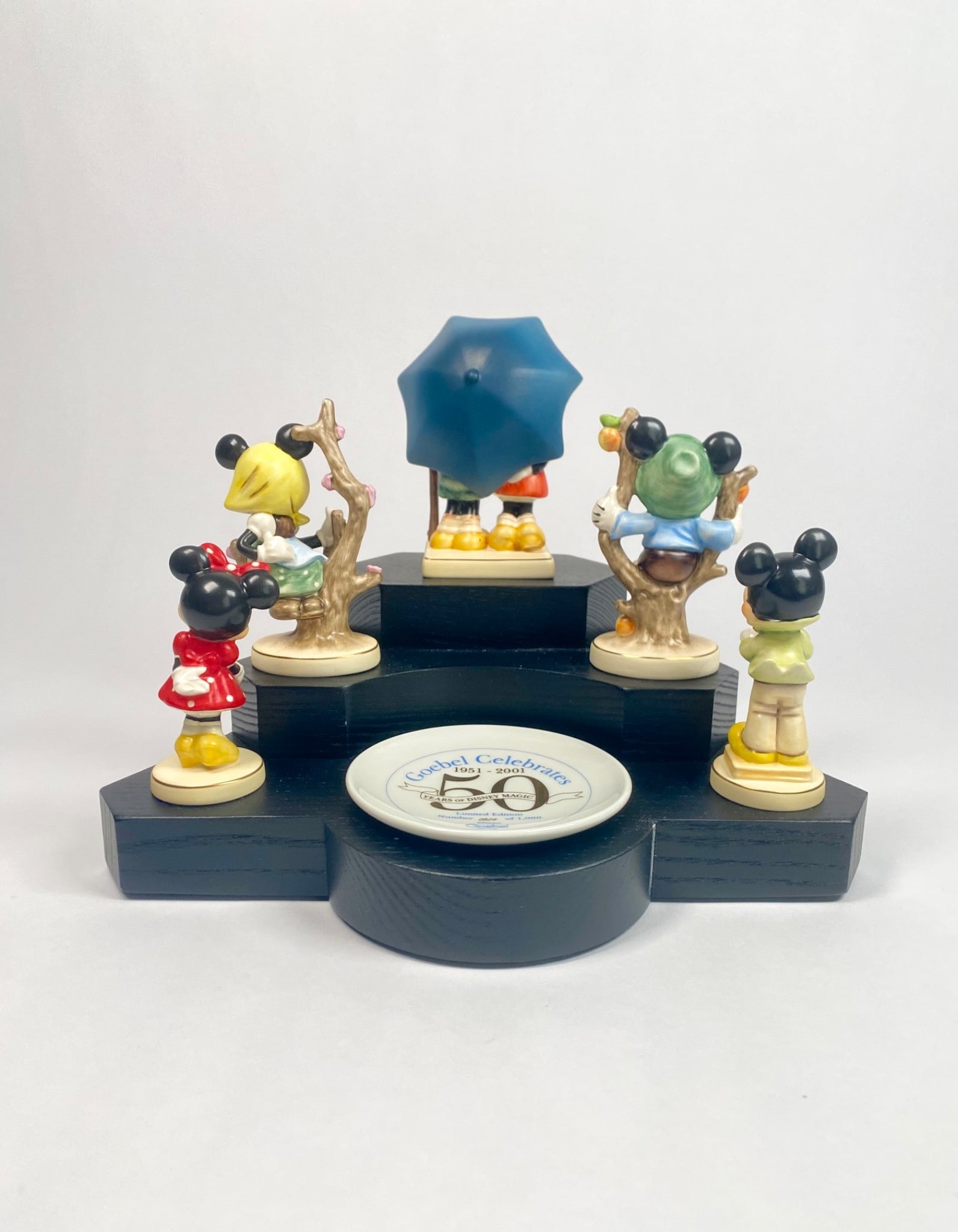 Years | Goebel Disney 50th Anniversary Figurines with Stand and Boxes ...