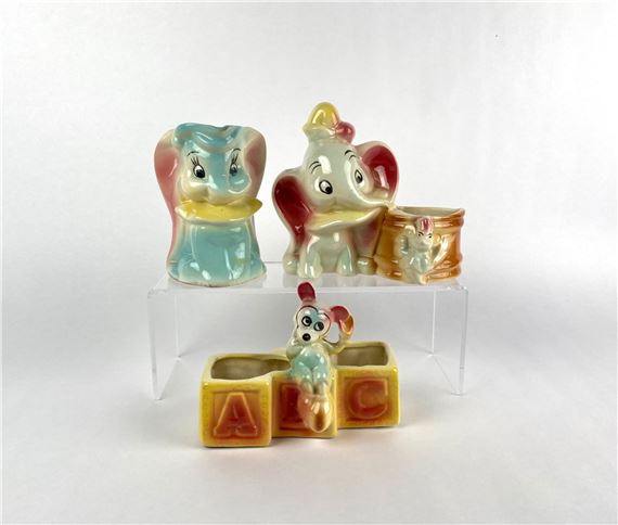 Planters | Set of Disney Ceramic Planters Featuring Dumbo and Mouse ...