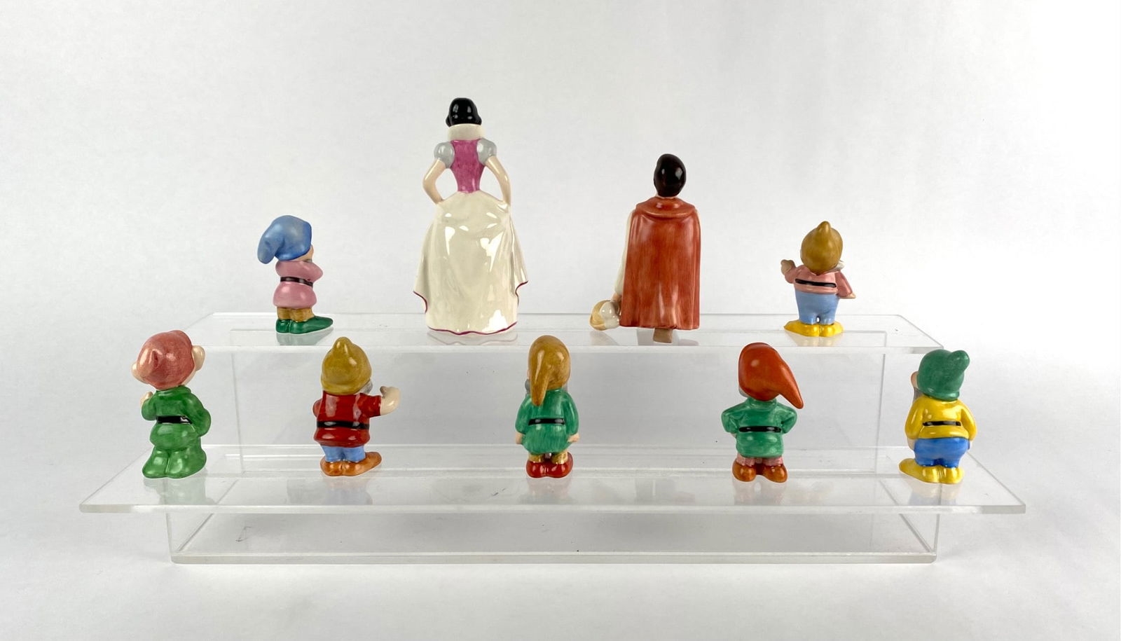 Prince | Set of Snow White and Seven Dwarfs Ceramic Figures By Goebel ...