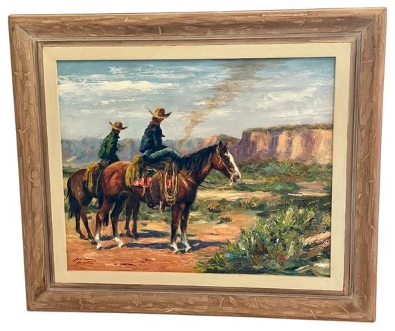 William Hampton | Smoke at Indian Rock (Circa 1972) | MutualArt