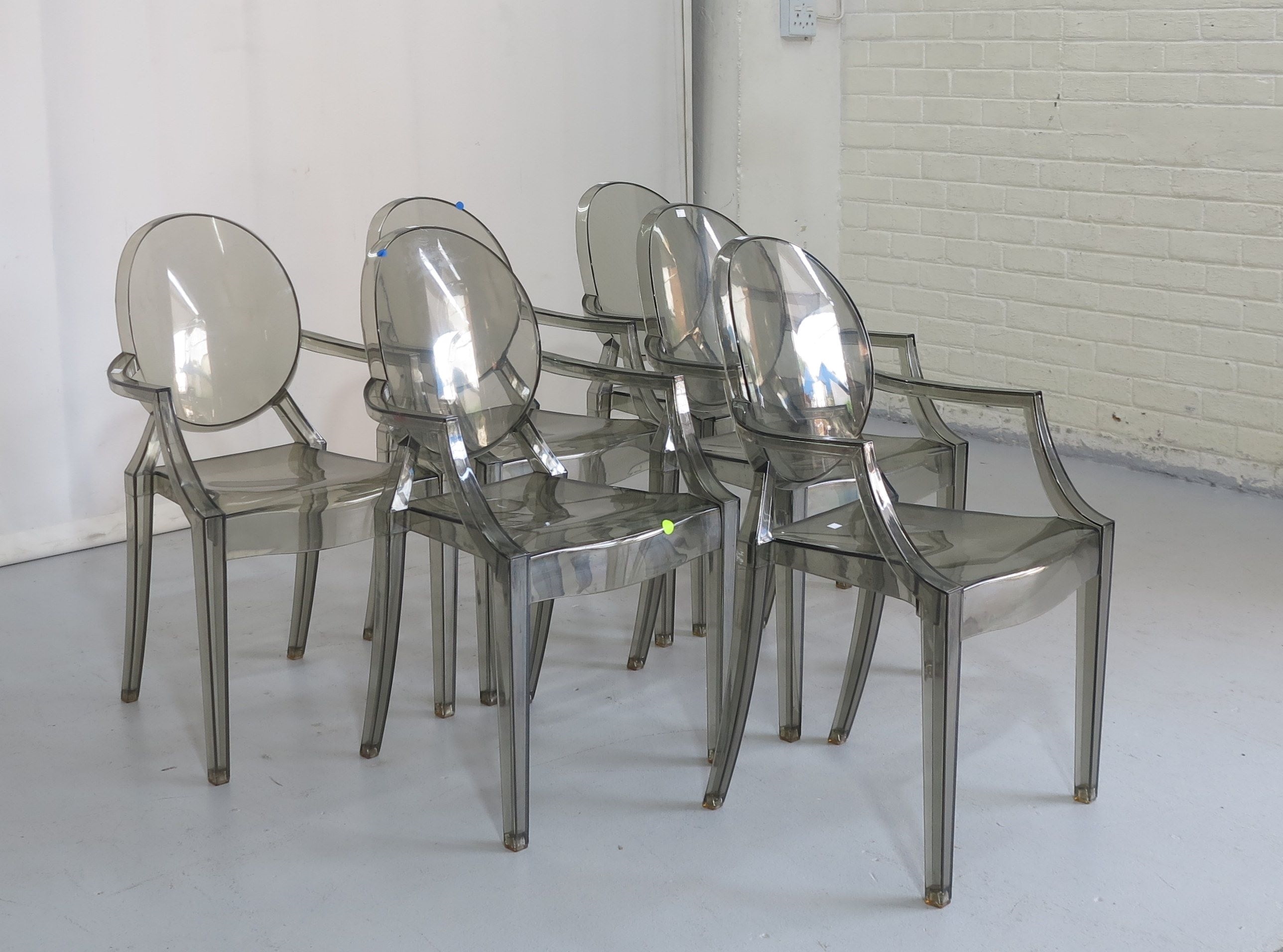 Ghost | SET OF 6 GHOST CHAIRS | MutualArt
