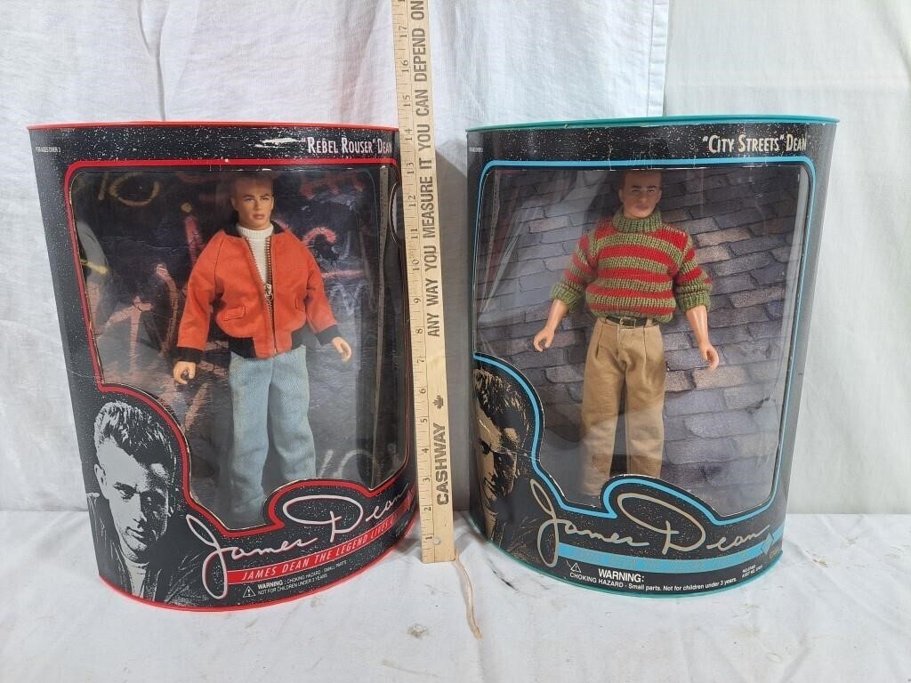 James Dean | 2 vintage James Dean collector dolls | MutualArt