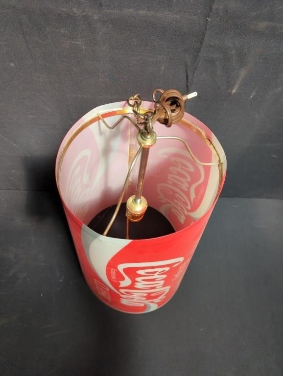Coca Cola | Plastic Coca-Cola hanging light fixture | MutualArt
