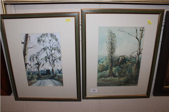 Michael Philpot | pen and ink watercolour study dep | MutualArt