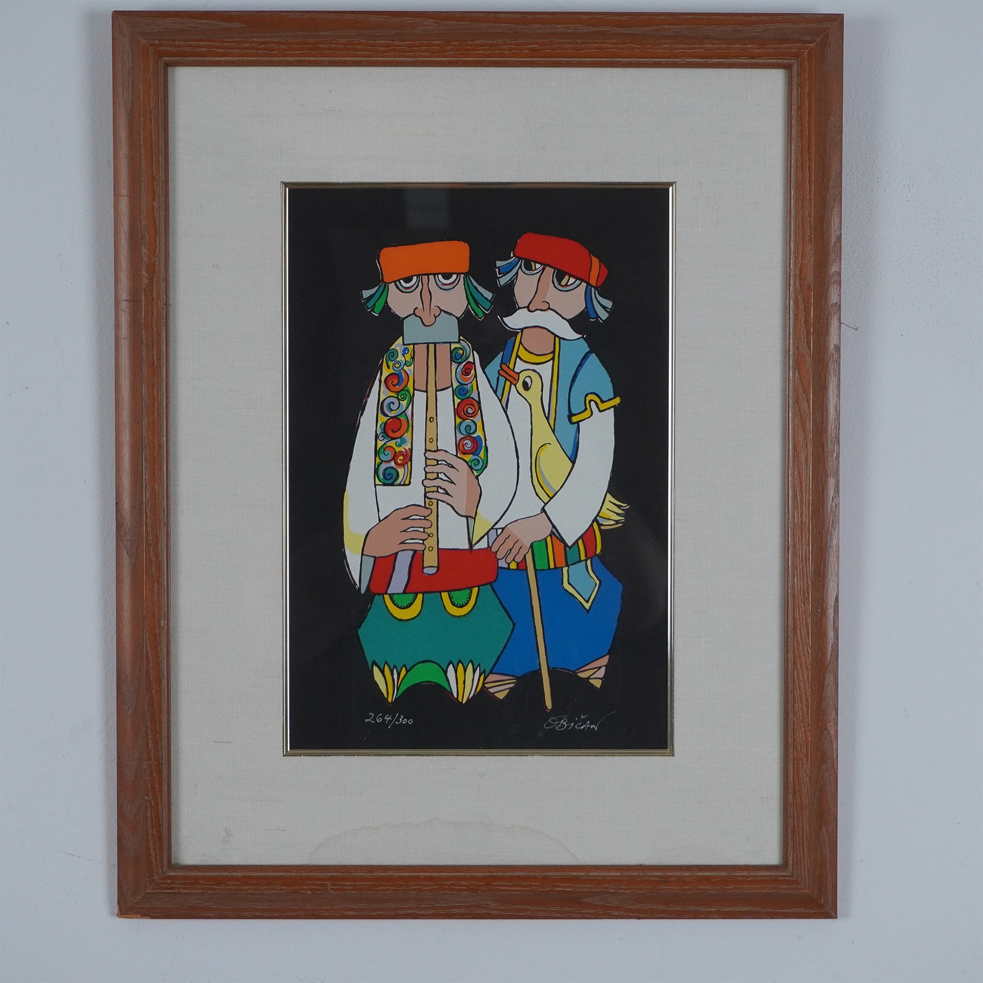 Jovan Obican | Jovan Obican, Limited Editioned Serigraph, Musicians ...