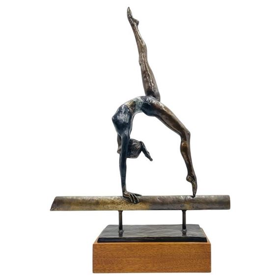 Rebecca J. Grob | The Gymnast- Bronze Sculpture by Rebecca J. Grob ...