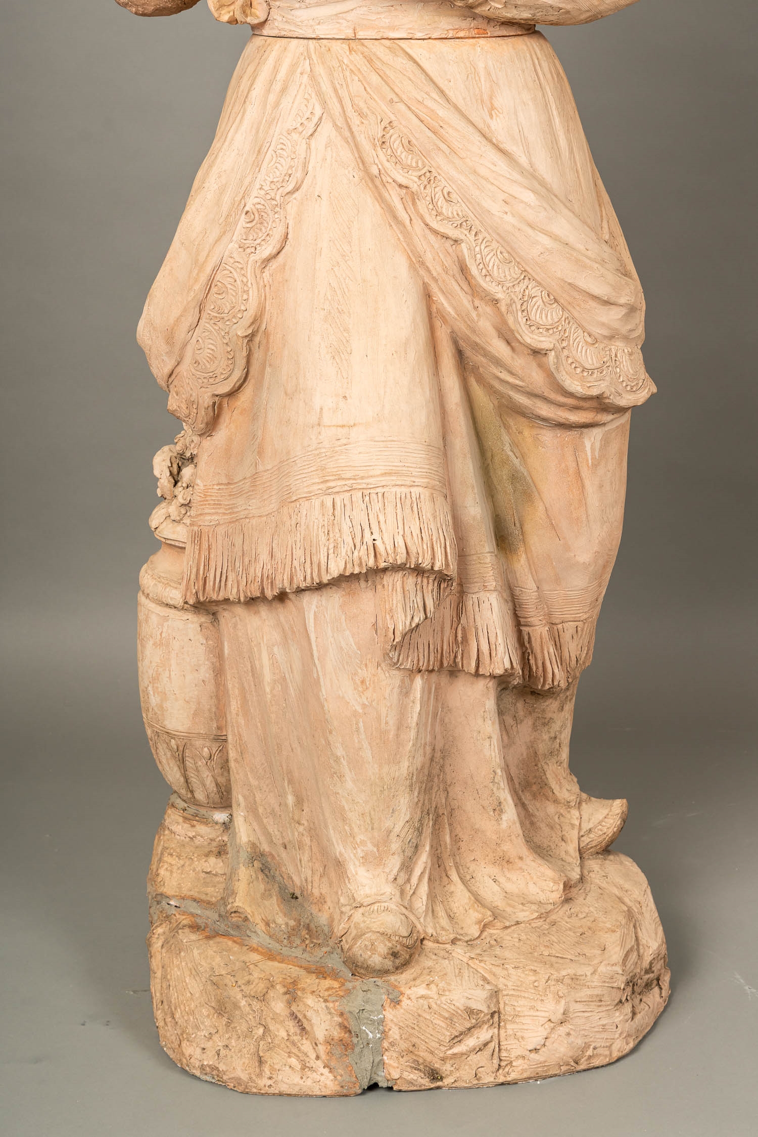 Jean Francois Leriche | Live size terracotta sculpture of a chinese ...