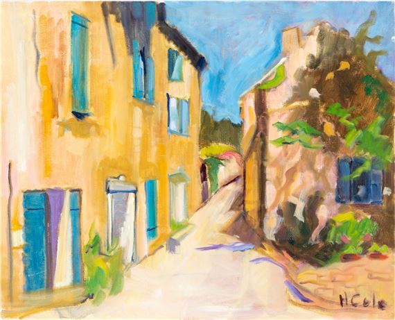 Hannah Cole Buie | Impressionist Town Street | MutualArt