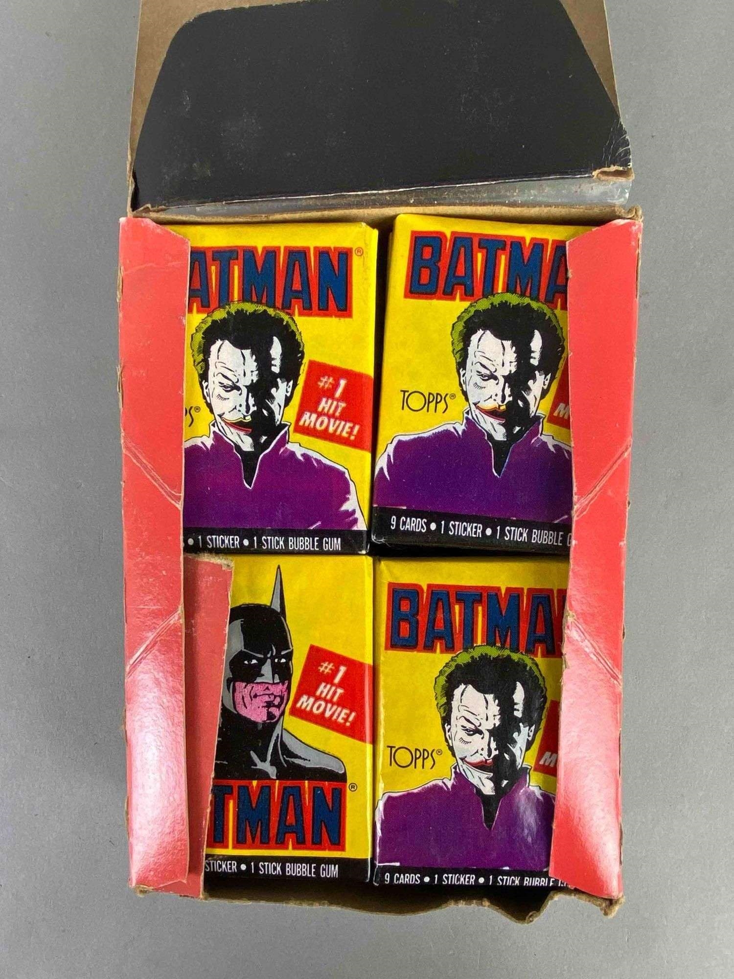 Topps | 1989 Topps Batman Series 1 Movie Trading Card Box with Cards ...