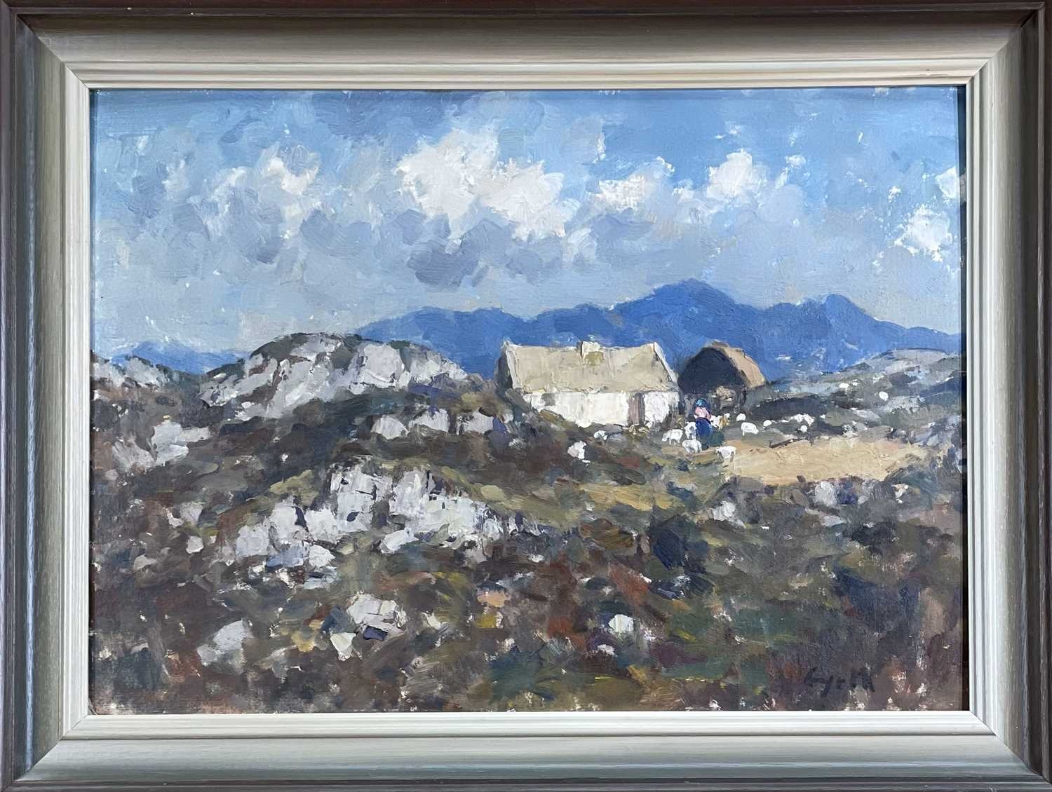 Gyrth Russell | Cottages Among the Rocky Connemara | MutualArt