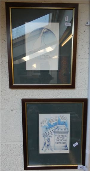 Simon Drew | Pair of Simon Drew prints signed by the artist | MutualArt
