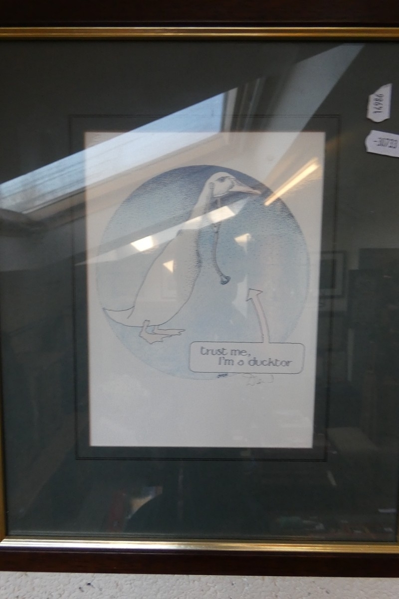 Simon Drew | Pair of Simon Drew prints signed by the artist | MutualArt