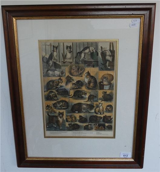 Louis Wain | Louis Wain antique print of cats | MutualArt