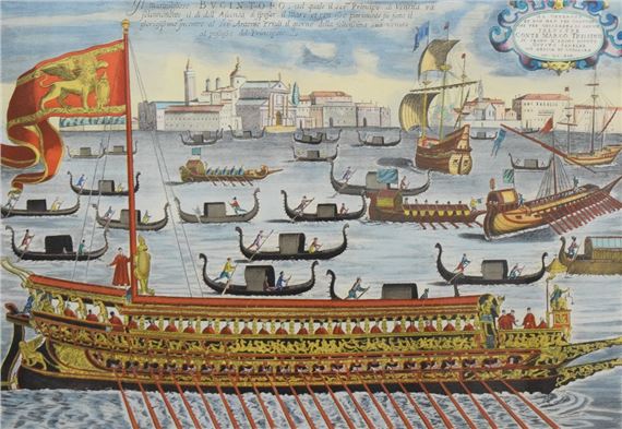 Stefano Scolari | depicting the Bucintoro in navigation (1619) | MutualArt