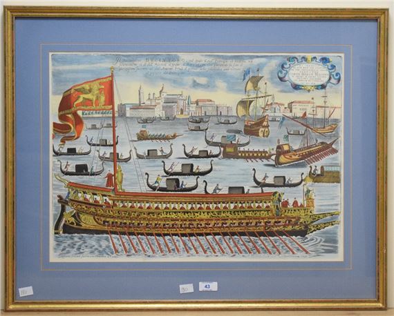 Stefano Scolari | depicting the Bucintoro in navigation (1619) | MutualArt