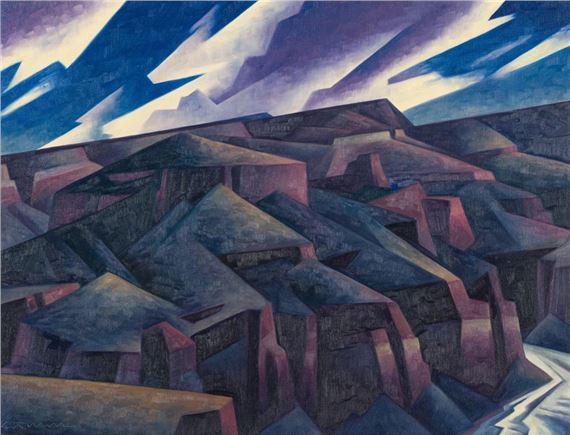 Ed Mell | Ed Mell Canyon Nocture | MutualArt