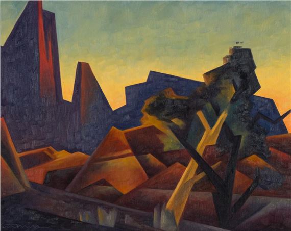 Ed Mell | Ed Mell Desert Trees | MutualArt