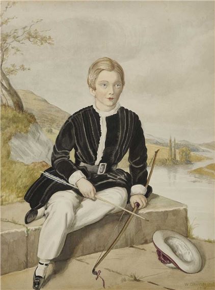 William Drummond | PORTRAIT OF A YOUNG ARCHER | MutualArt