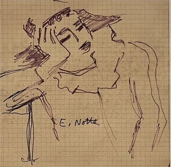 Emilio Notte | Pierrot dormiente | MutualArt