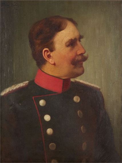 Thomas Walch | Thomas WALCH (1867-1943) Officer's portrait Oil on ...