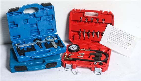 Diesel | A diesel engine compression tester tool kit | MutualArt