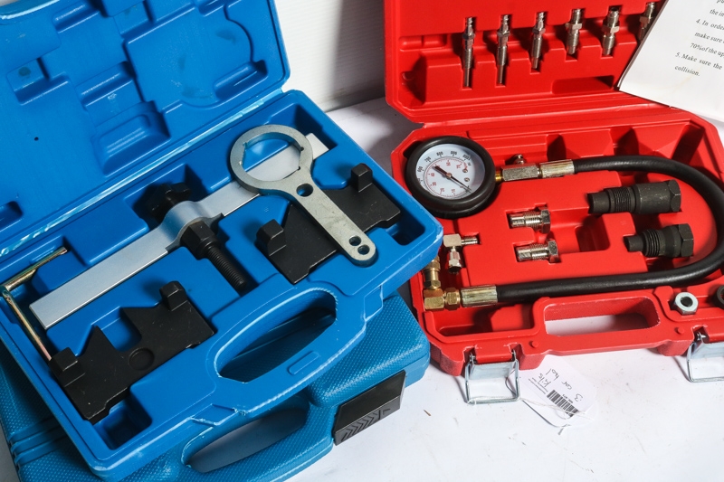 Diesel | A diesel engine compression tester tool kit | MutualArt
