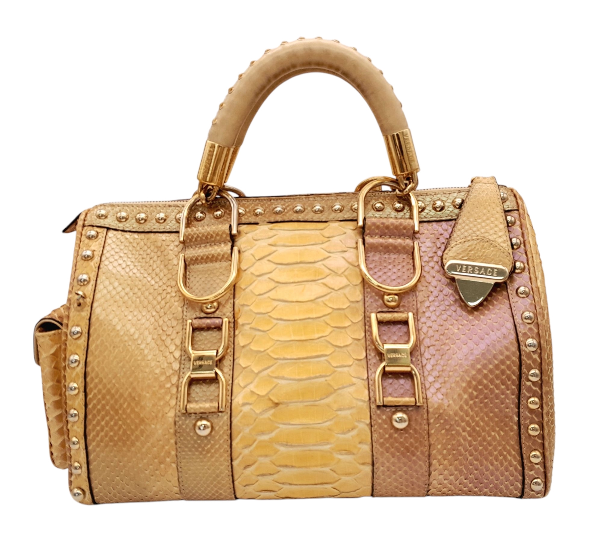 Python | A Versace Iridescent Python Madonna Bag. Python and | MutualArt