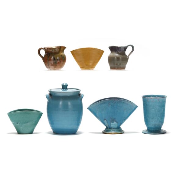 North State Pottery | Collection of Seven Pottery Vessels (20th Century ...
