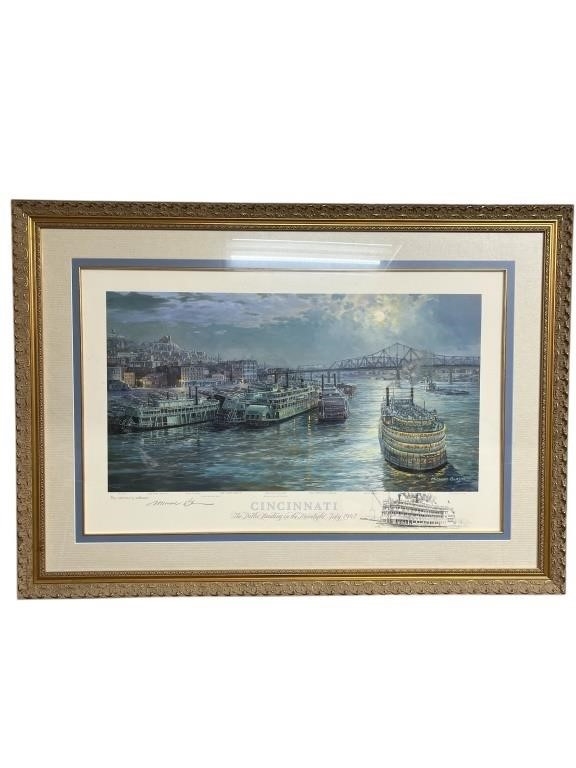 Michael Blaser | Cincinnati steamboats | MutualArt