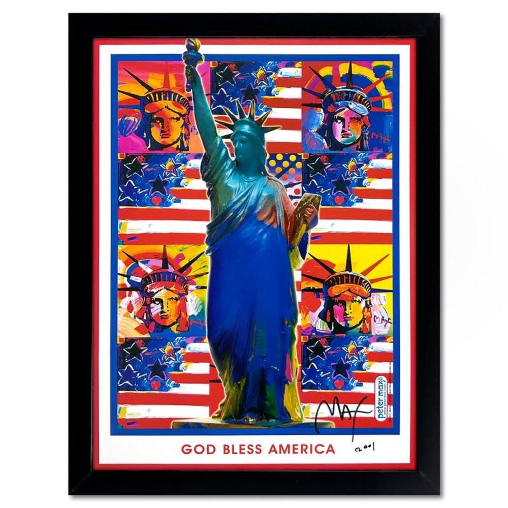 Peter Max | 9-11 God Bless America I | MutualArt