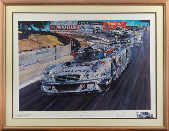 Watts Nicholas | 'Silver Stars', a signed print after Nicholas Watts ...