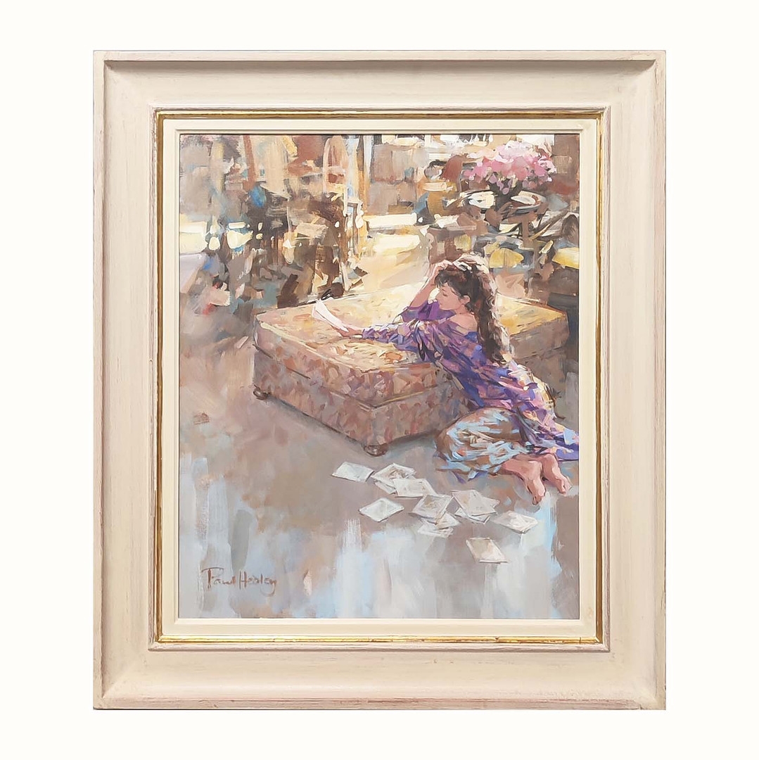 Paul Hedley | . A LONG LETTER. oil on canvas | MutualArt