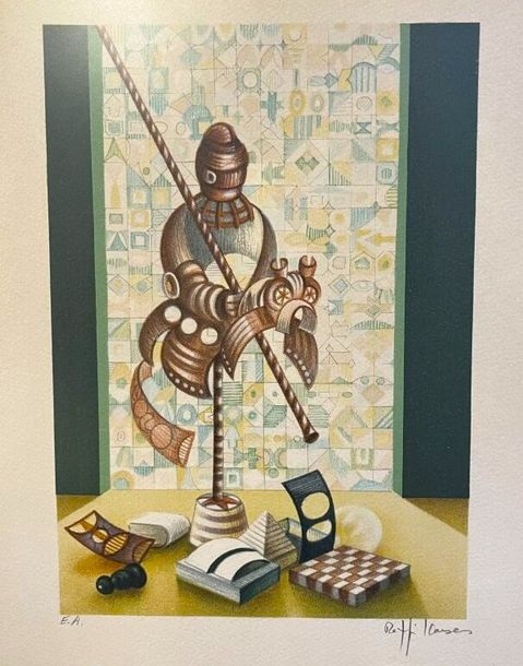 Raffi Kaiser | Raffi KAISER (1931). Chest Knight Three lithographs ...