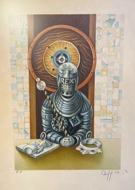Raffi Kaiser | Raffi KAISER (1931). Chest Knight Three lithographs ...