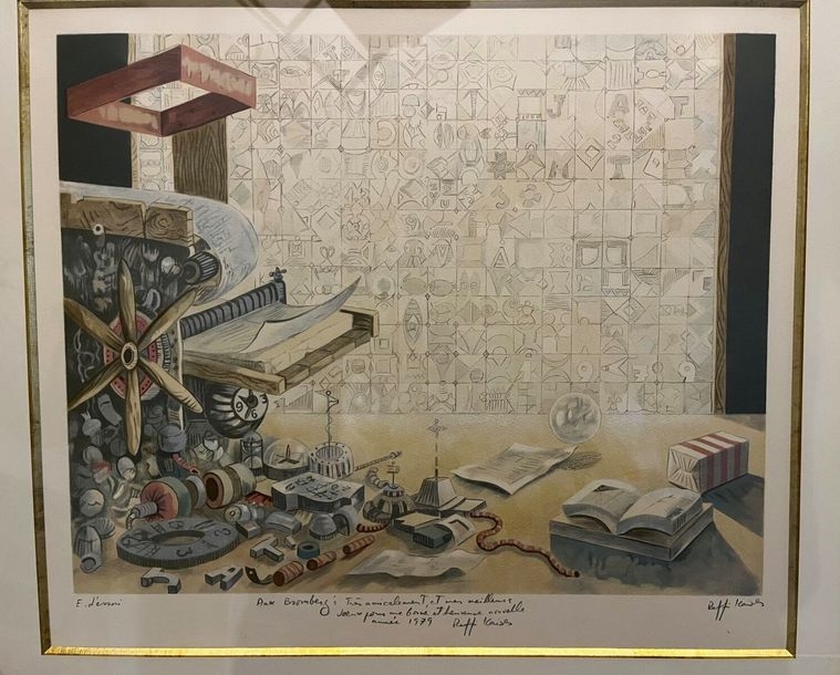 Raffi Kaiser | . Set of three lithographs - Chambre surréaliste (1979 ...