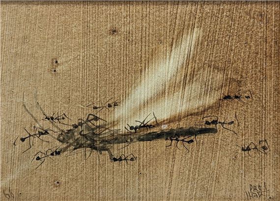 Kevin Charles Hart | Ants and Dragonfly (1966) | MutualArt