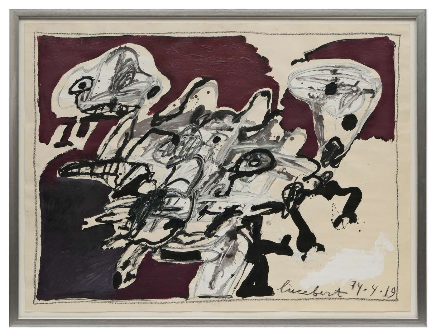 Lucebert | Untitled (1974) | MutualArt