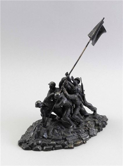 Felix George Weihs de Weldon | SIGNED FELIX DE WELDON: FLAG RAISING AT ...