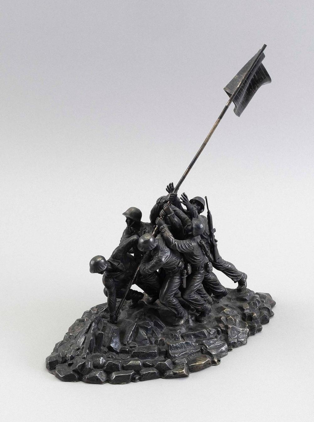 Felix George Weihs de Weldon | SIGNED FELIX DE WELDON: FLAG RAISING AT ...
