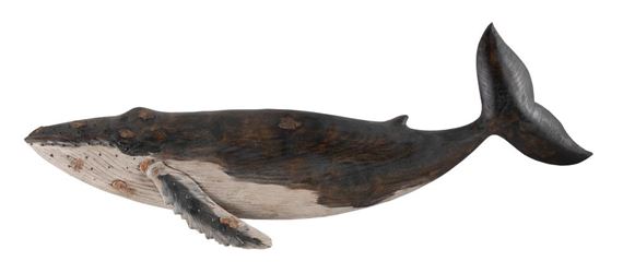 Roger Mitchell | ROGER MITCHELL CARVED HUMPBACK WHALE | MutualArt