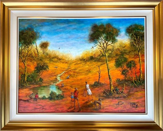 John Cobby | Walking the Gully | MutualArt