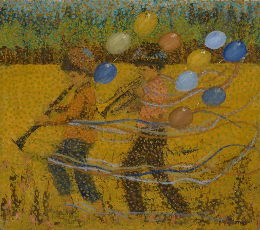 Elmer Needham | Untitled, Balloons and Trumpets | MutualArt