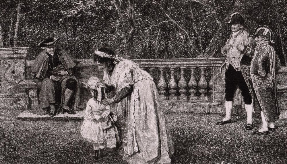 Ferdinand Heilbuth | At the Villa Borghese | MutualArt