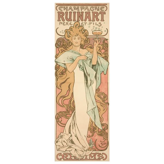 Alphonse Mucha | Champagne Ruinart (1896) | MutualArt