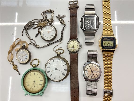 George Goodman | Collection of pocket watches and wristwatches to ...
