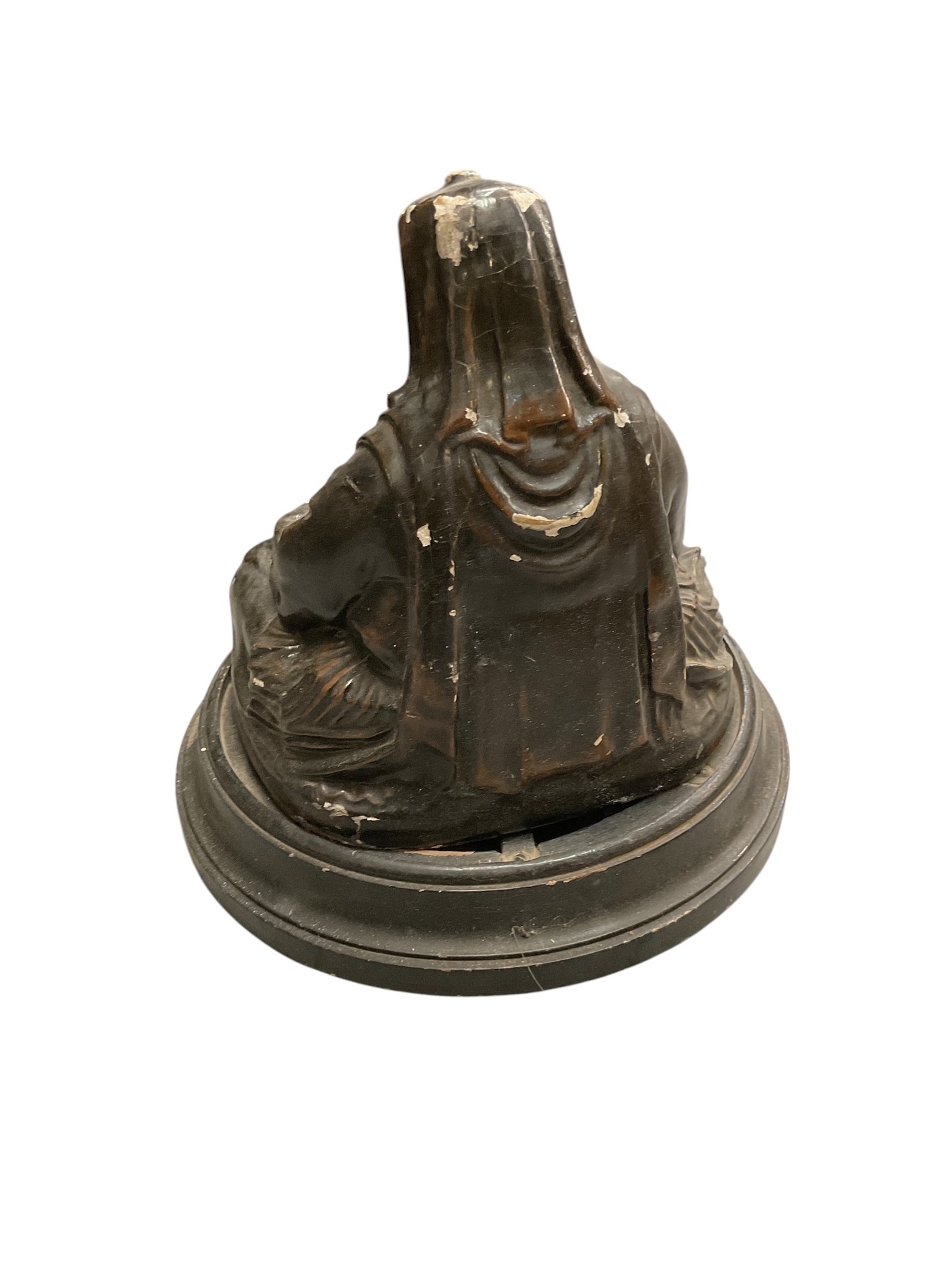 Mache | 1920s wireless speaker in the form of a papier mache seated China man and lot ornaments ...